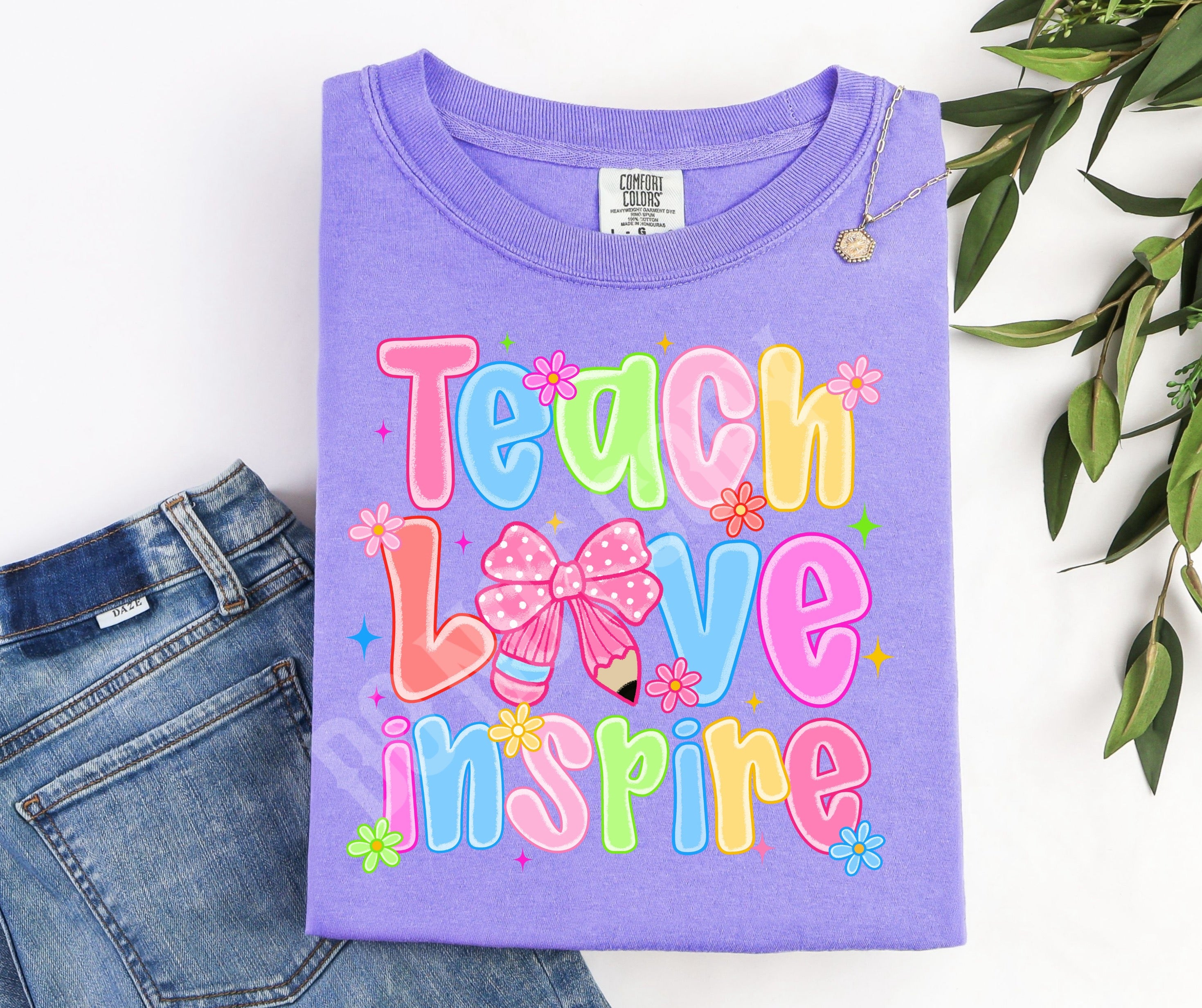 Teach – Rough Cut DTF by Jolly Cow Shop