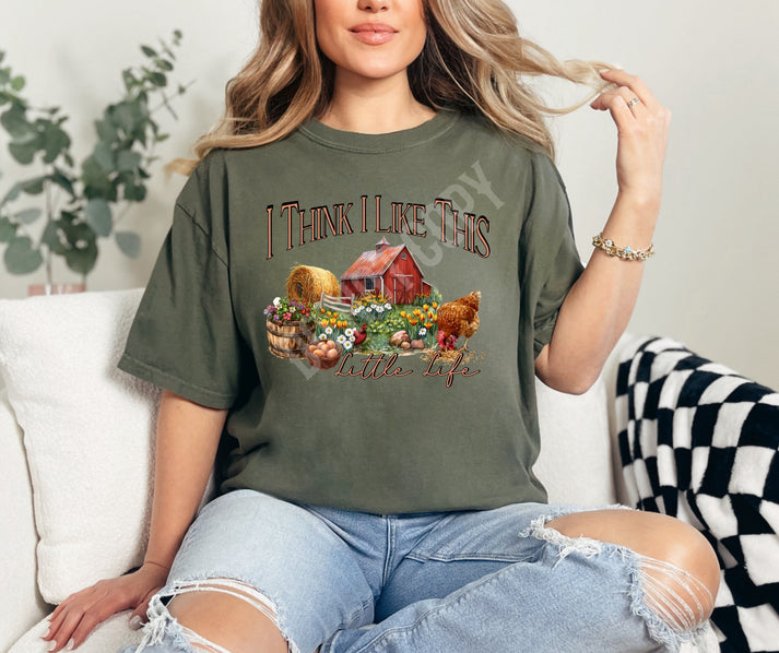 I like this little life – Rough Cut DTF by Jolly Cow Shop