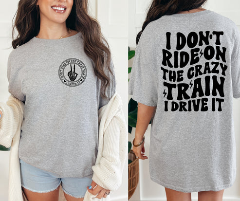 Crazy train set – Rough Cut DTF by Jolly Cow Shop